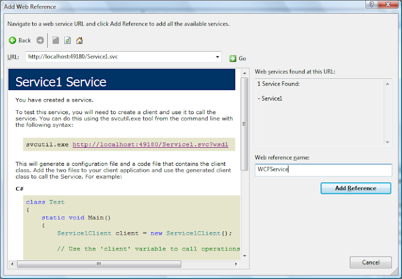 Slick IT: WCF: Using WCF With .NET 2.0